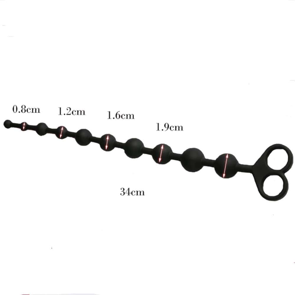 10 Speed Graduated Progression Anal Beads Sissyloving