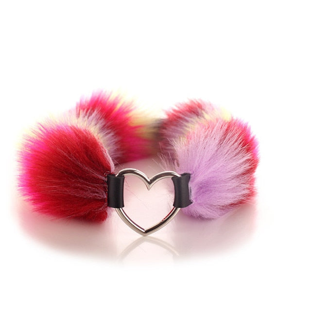 Fluffy Choker Necklace BDSM DDLG – sissyloving